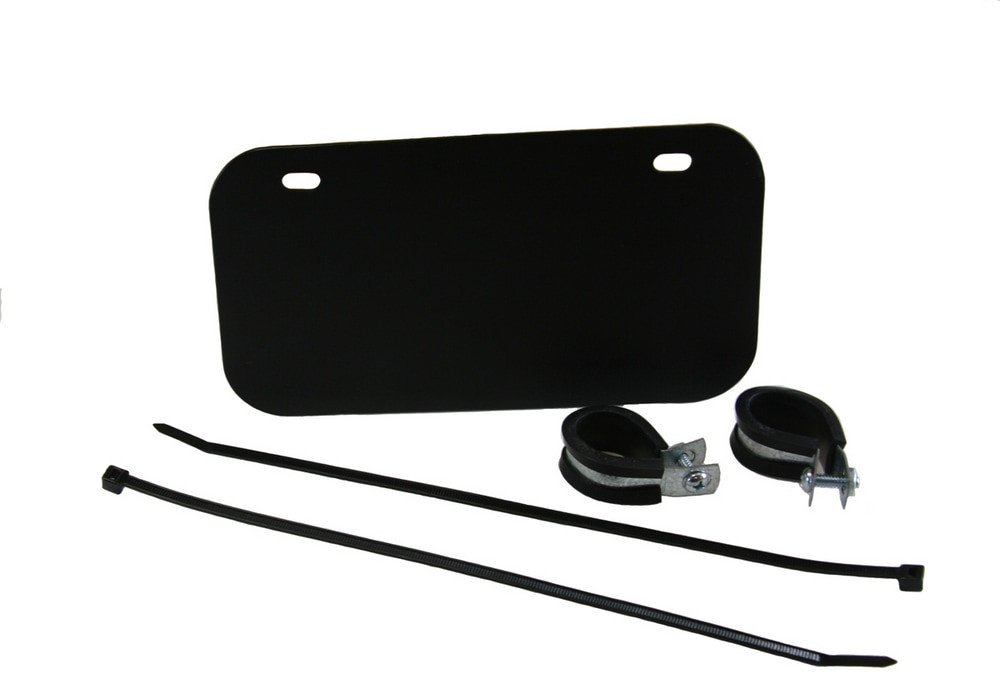 Raider FS-12000 ATV/UTV License Plate Kit, Black, 7-1/2 x 4-in ...