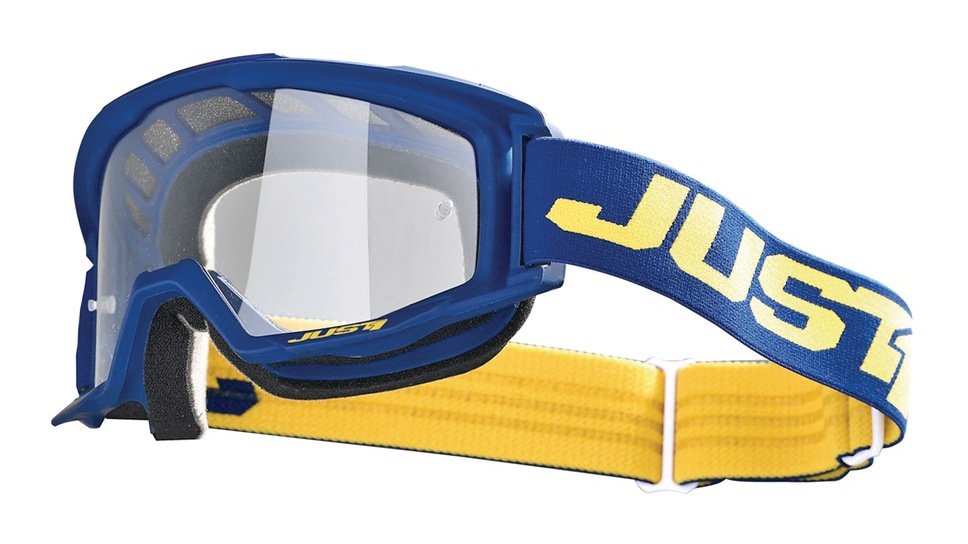 Just1 Vitro Powersports Anti-Fog Scratch-Resistant Goggles, Blue/Yellow ...