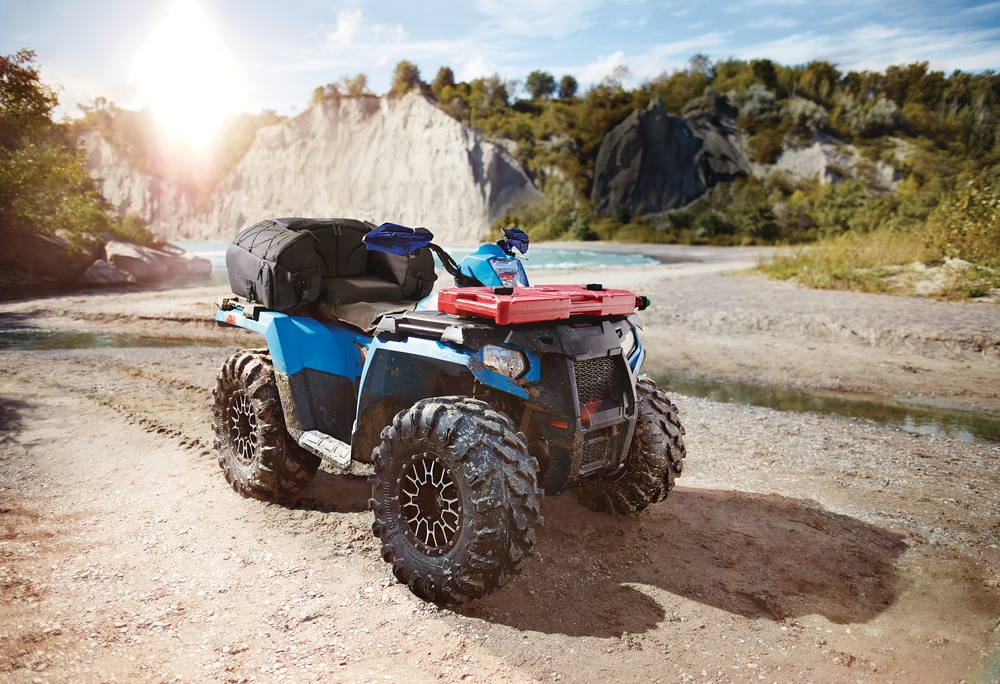 Kolpin ATV Matrix Seat Rack Bag, Black | Canadian Tire