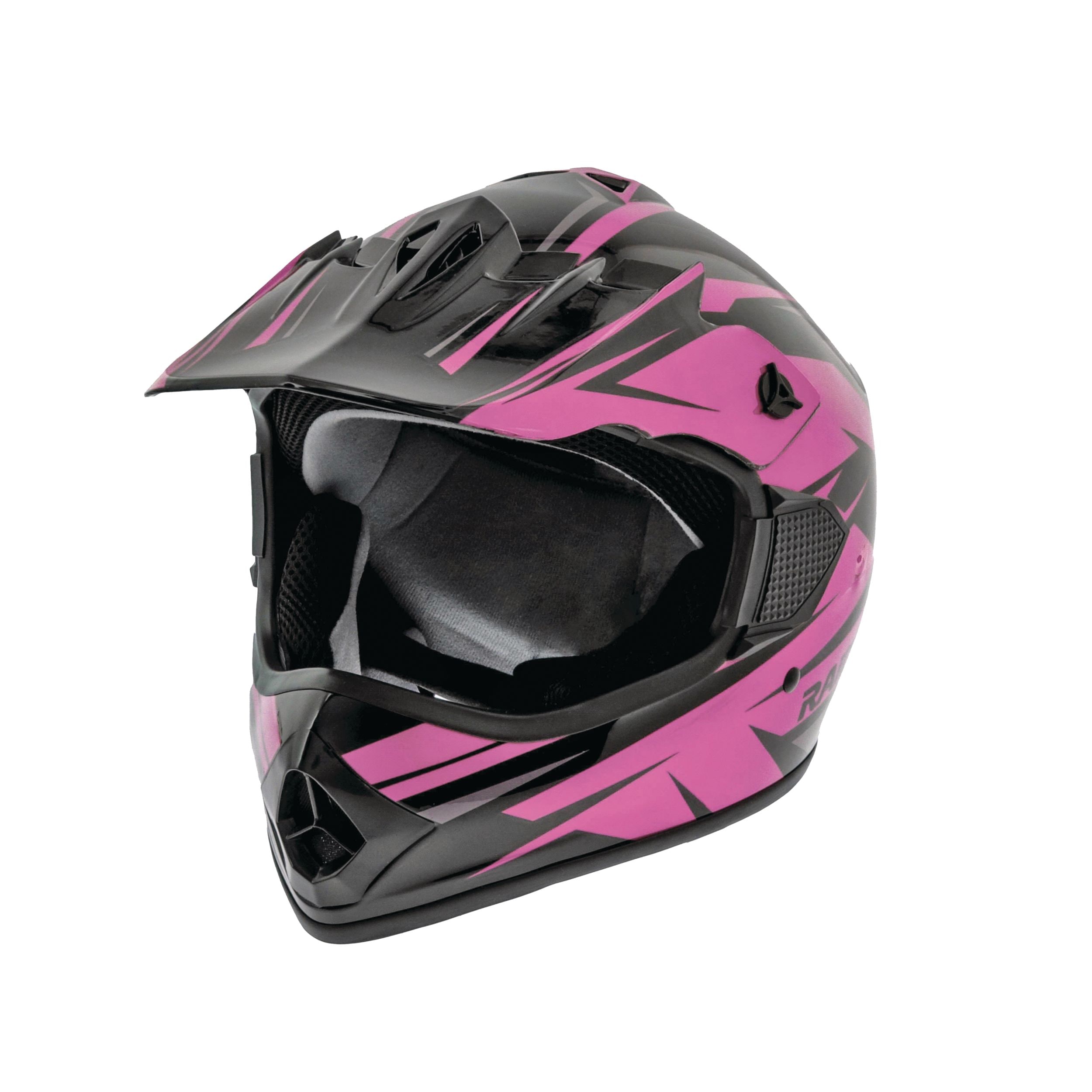 Raider RX2 ATV Helmet, Adult, Pink/Black, Assorted Sizes | Canadian Tire