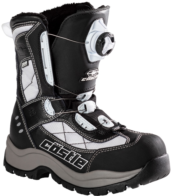 Castle X Women's Charge Boa Snowmobile Winter Boots, White, Assorted ...