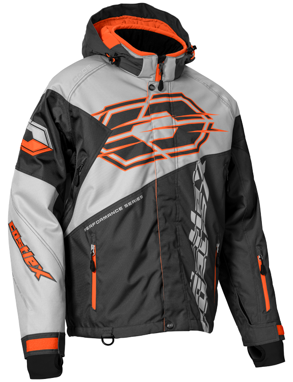 Castle X Men's Code G3 Snow Jacket, Silver/ Charcoal/ Orange | Canadian ...
