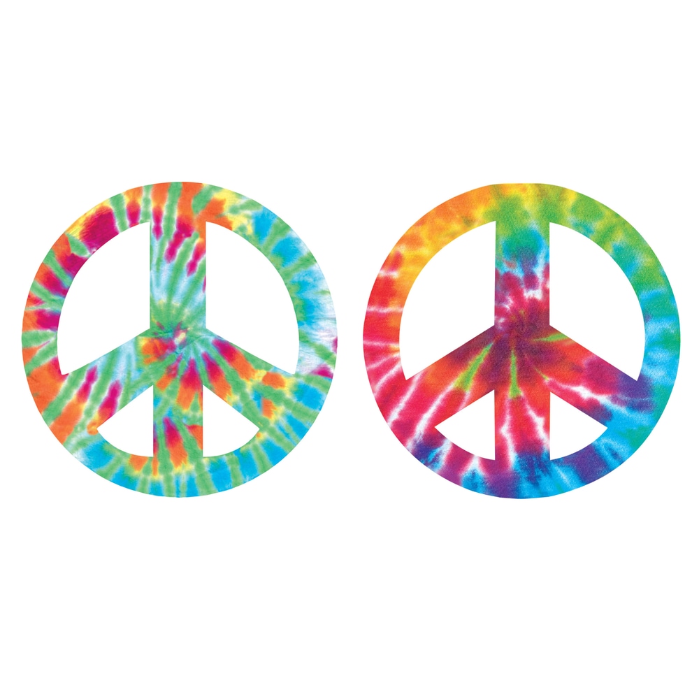 Tie Dye Peace Sign Car Magnet | Canadian Tire