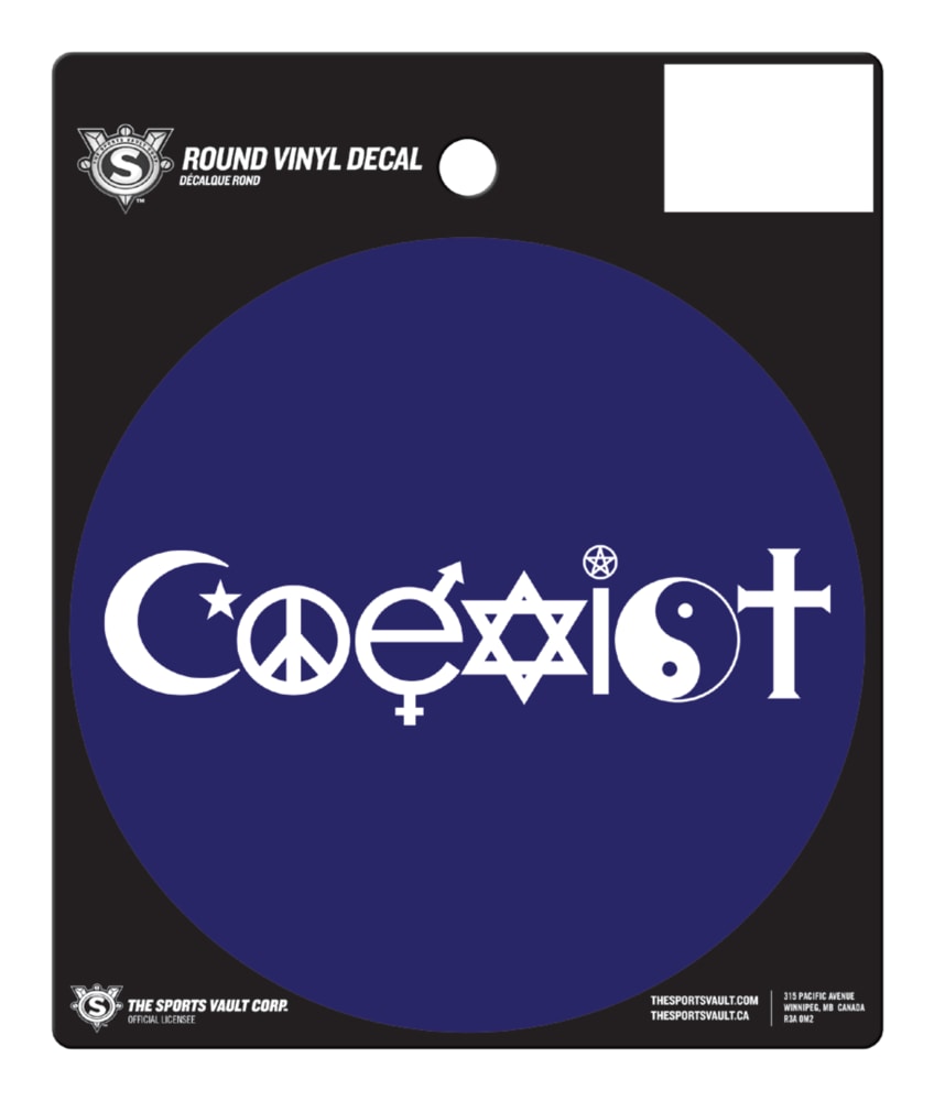 COEXIST Round Vinyl Decal | Canadian Tire