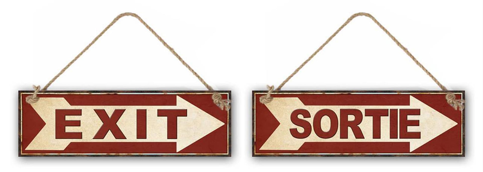 Exit Tin Sign | Canadian Tire