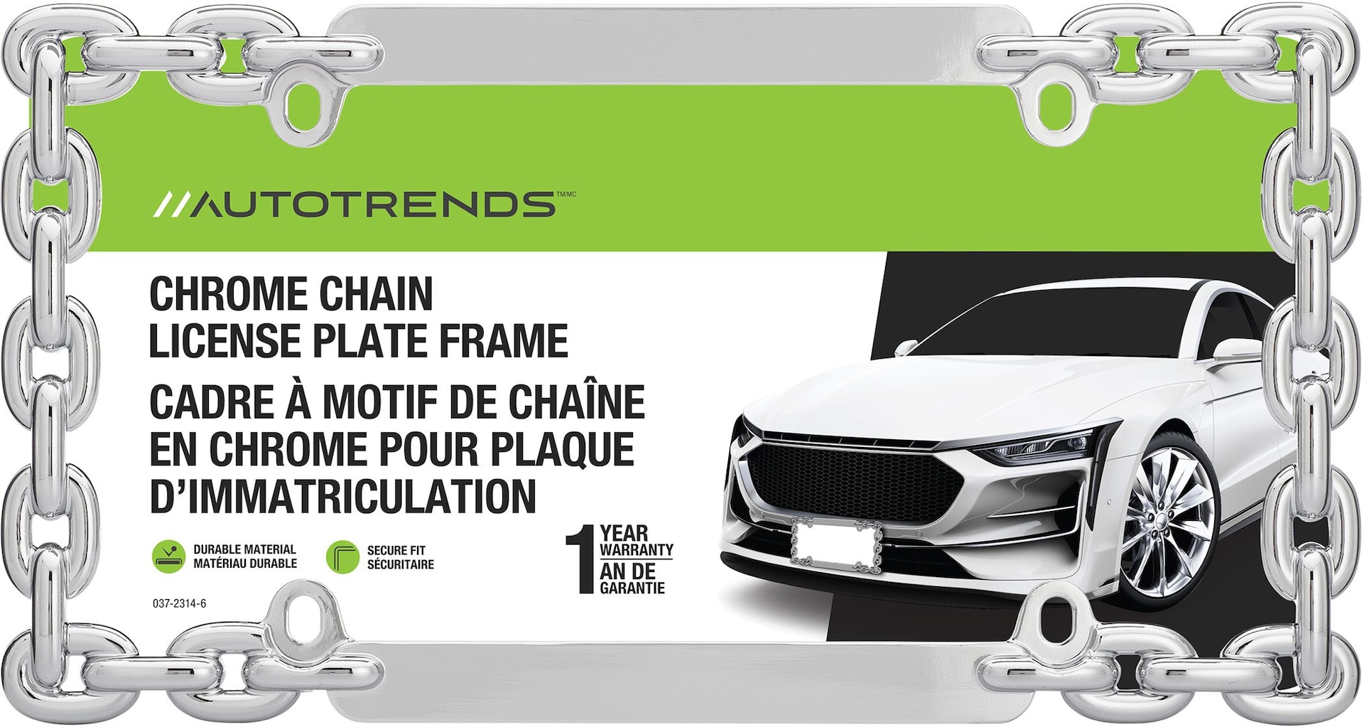 Chrome Chain License Plate Frame | Canadian Tire