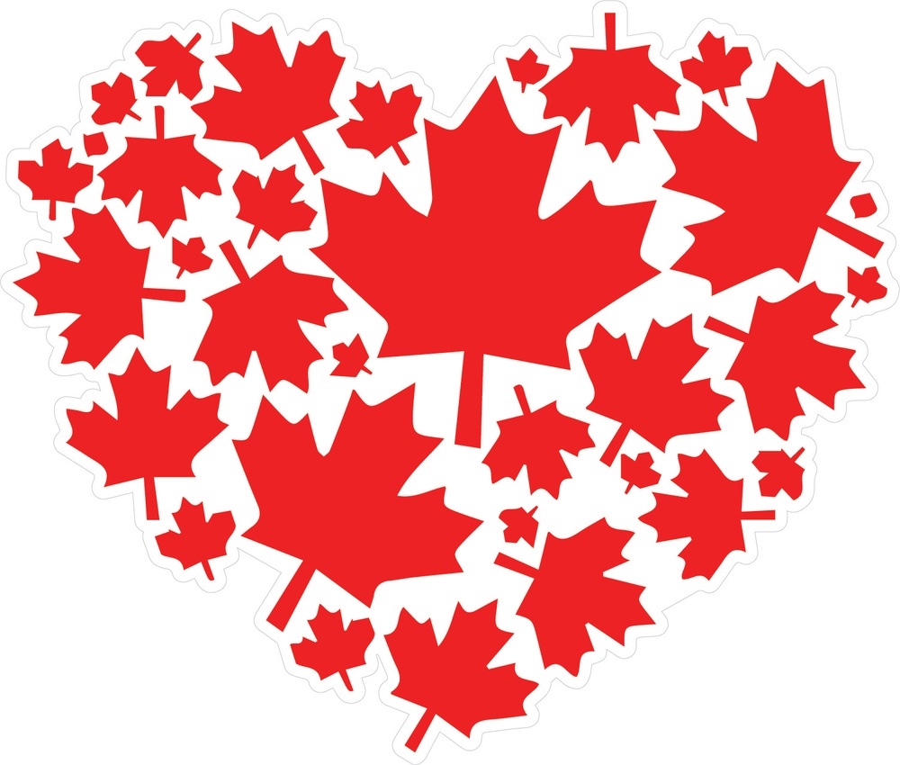 Pilot Canadian Heart Vinyl Decal | Canadian Tire