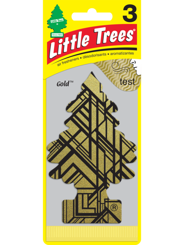 Little Trees Hanging Air Freshener, Gold, 3-pk | Canadian Tire