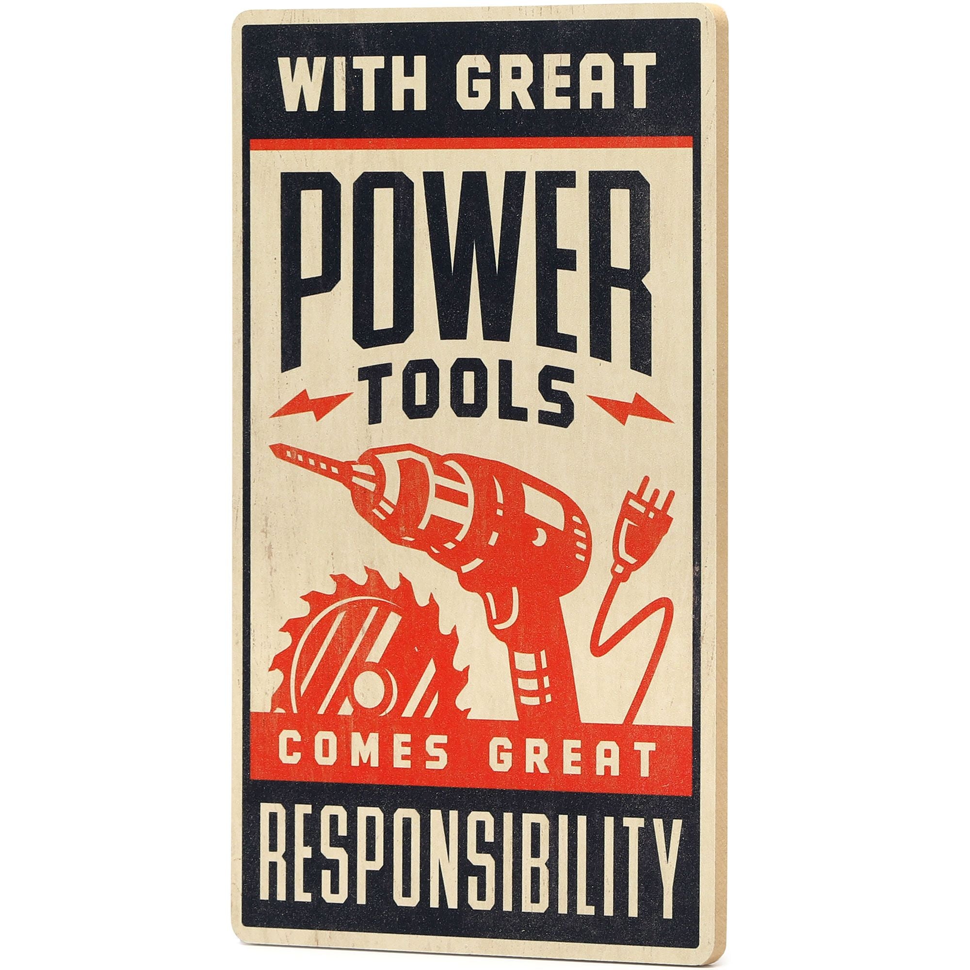 Power Tools Wood Sign | Canadian Tire