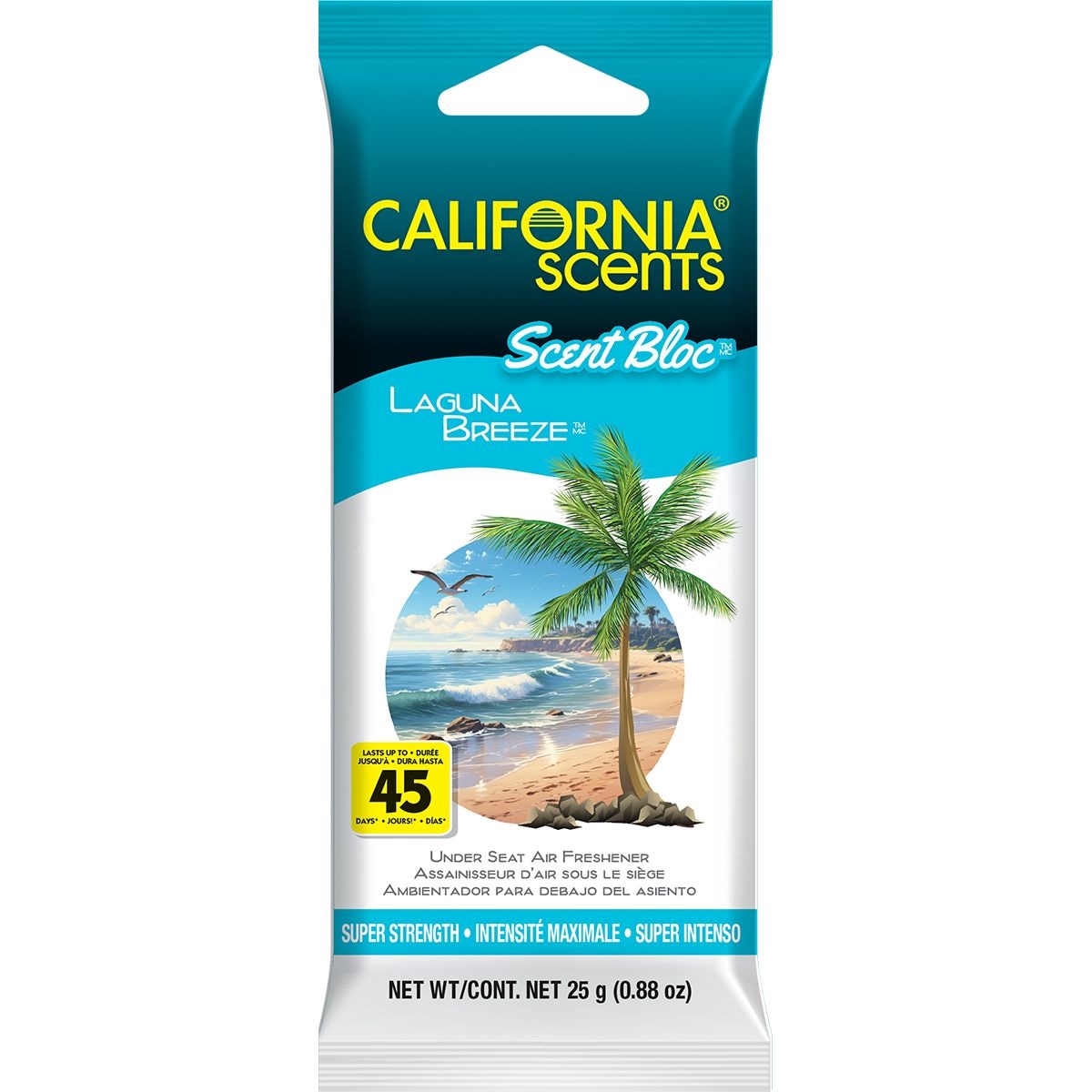 California Scents Scent Block Laguna Breeze Under Seat Air Freshener ...