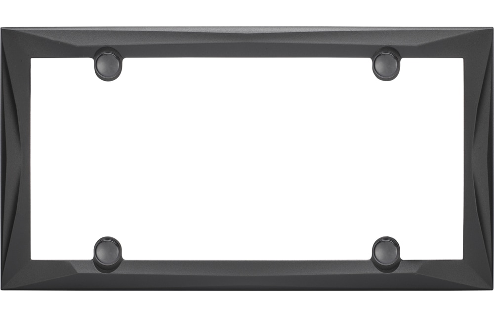 Contour License Plate Frame with Fastener Caps, Grey | Canadian Tire