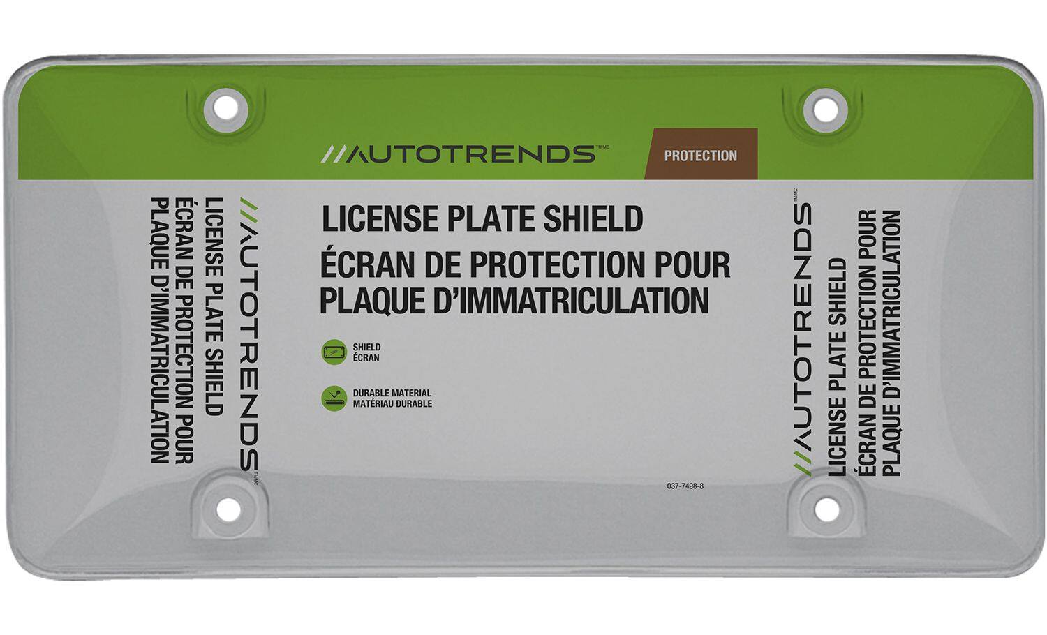 Smoke License Plate Shield for Offroad Showroom Use Only Canadian Tire