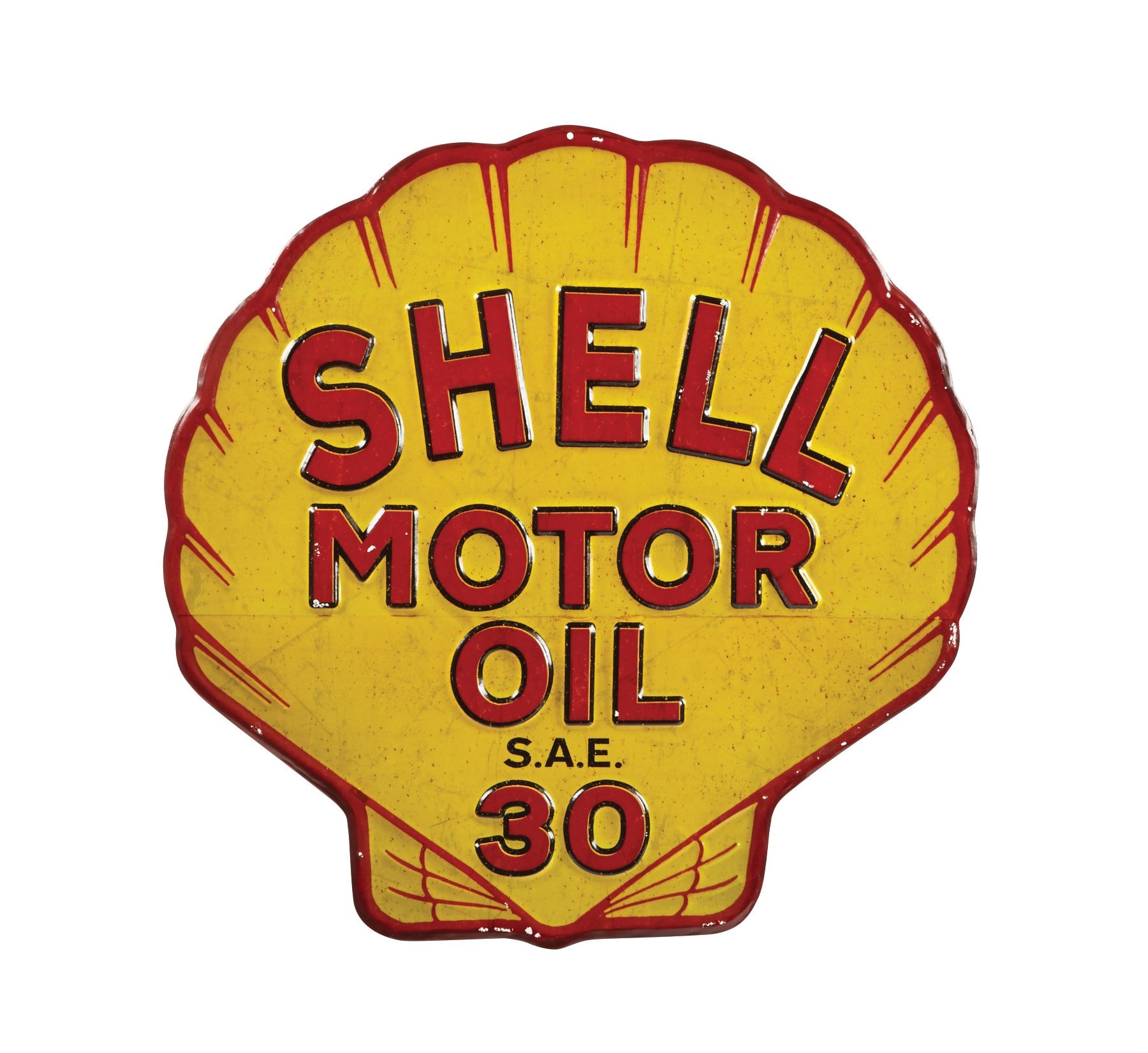 Large Shell Shape Tin Sign | Canadian Tire