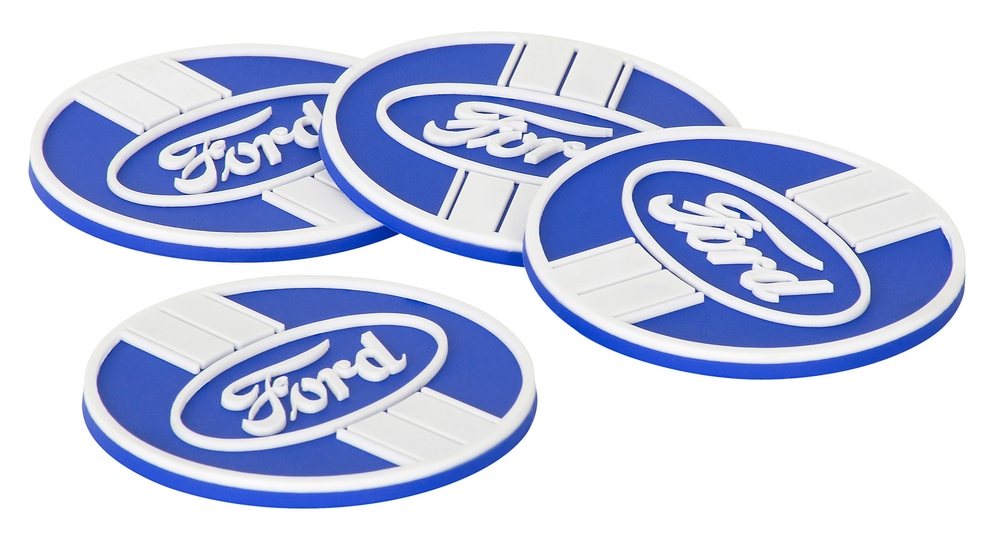 Sous-verres en PVC Ford, paq. 4 | Canadian Tire