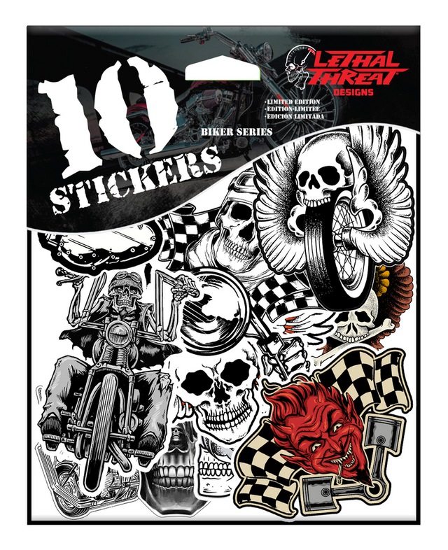 Lethal Threat Skull Series Decal Pack | Canadian Tire