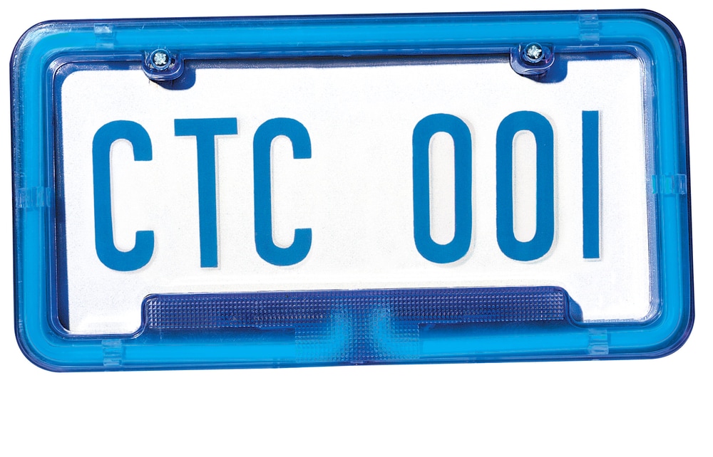 Neon License Plate Light Frame, Blue | Canadian Tire