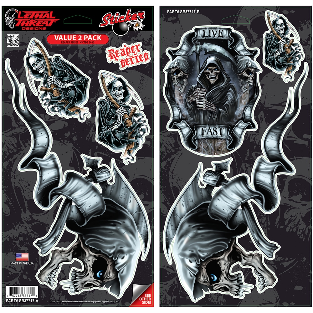 Lethal Threat Reaper Rod Decal | Canadian Tire