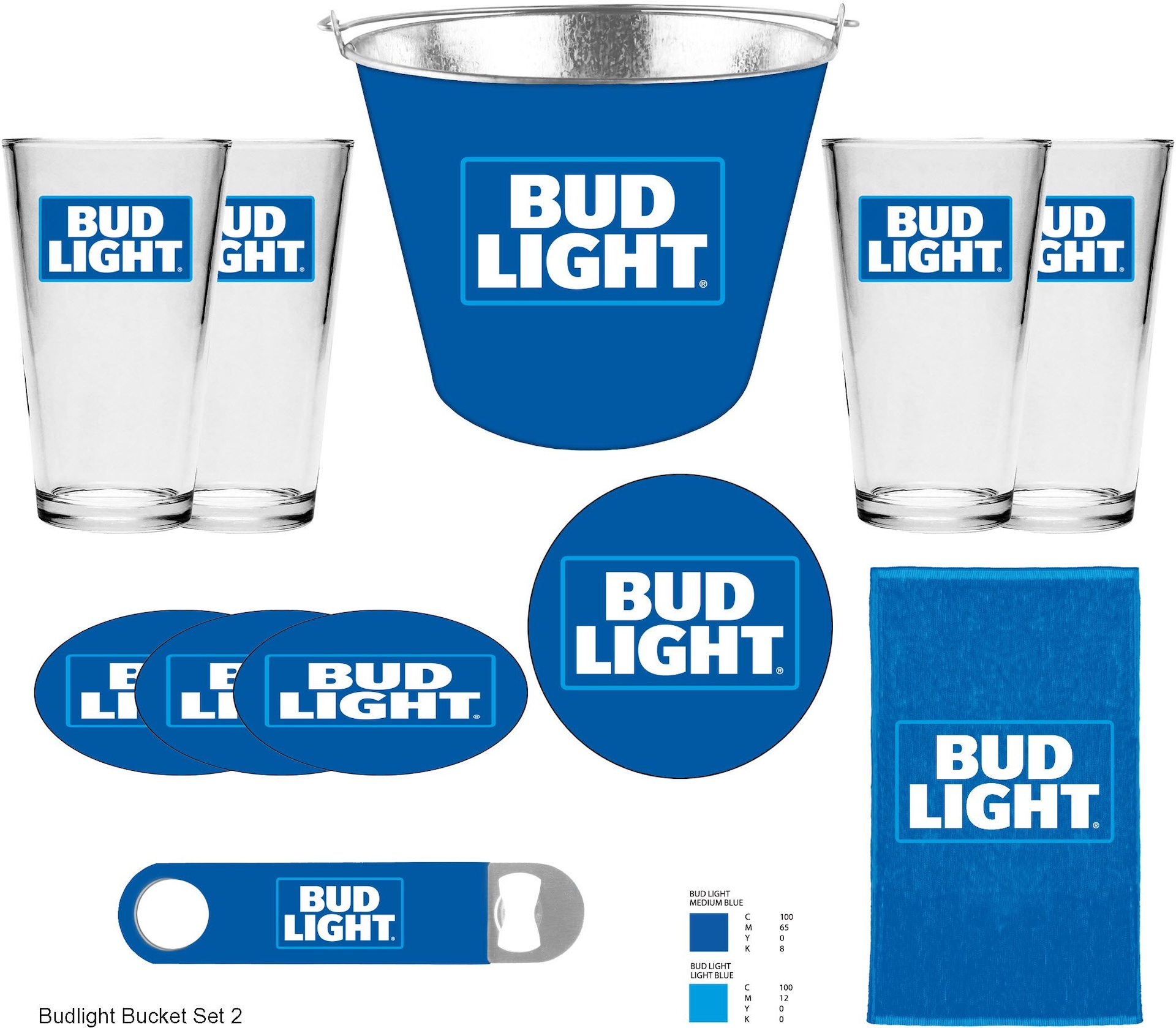 Budweiser Bucket Gift Set, 11-pc | Canadian Tire