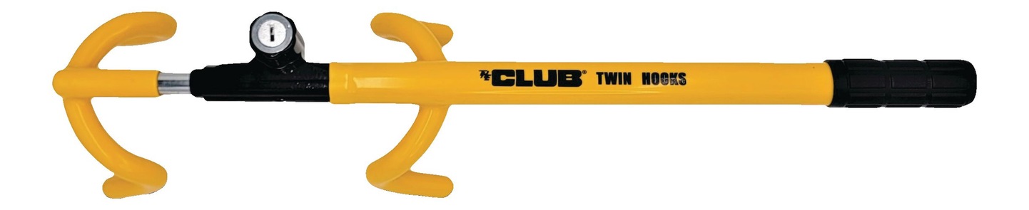 Verrou de volant The Club 3000 2 crochets, jaune | Canadian Tire