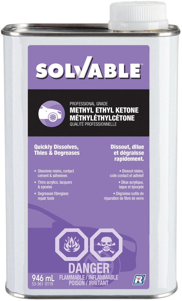Solvable Methyl Ethyl Ketone (MEK), 946-mL | Canadian Tire