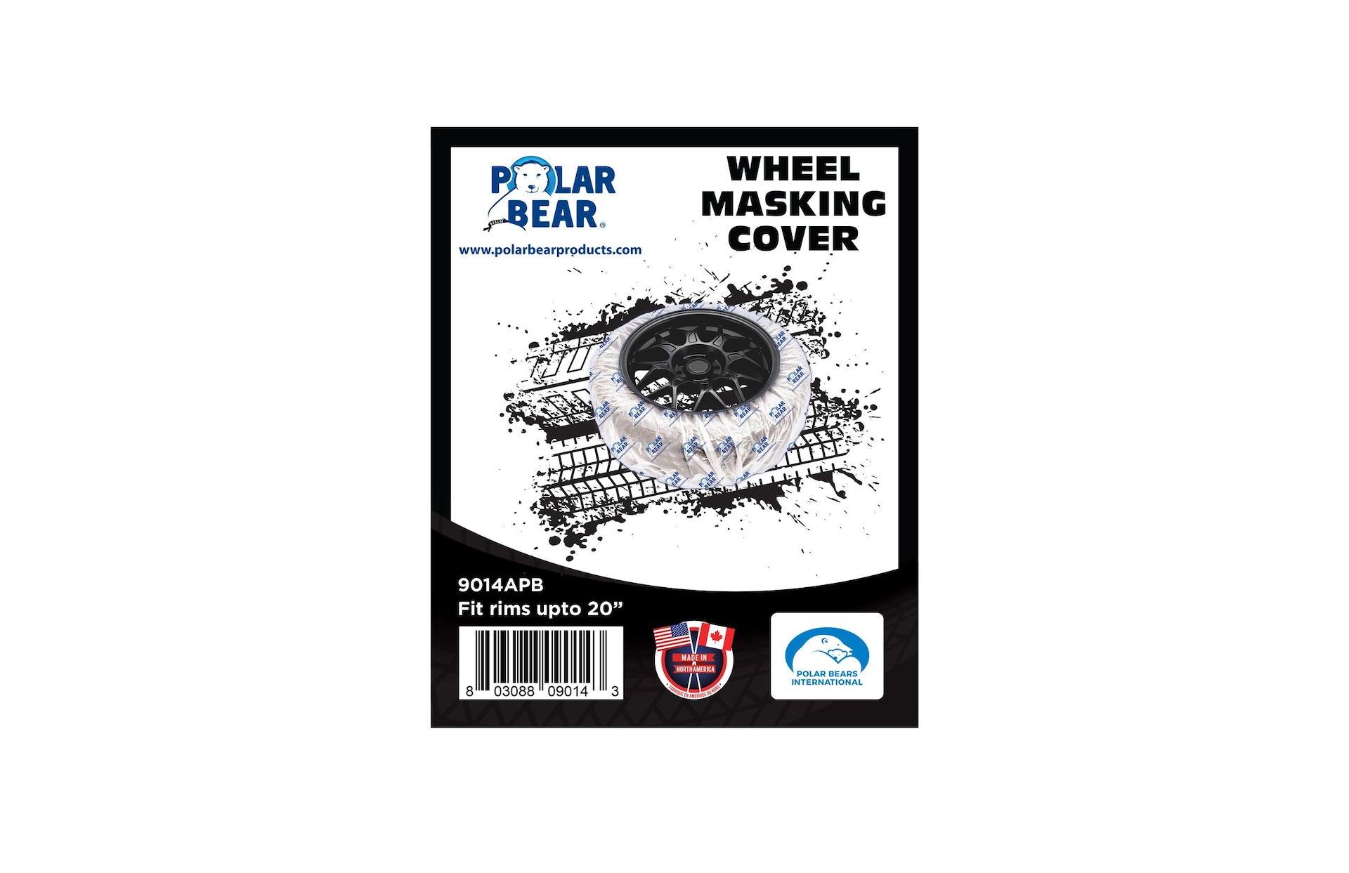 Polar Bear Wheel Masking Cover, 165mm X 165mm | Canadian Tire