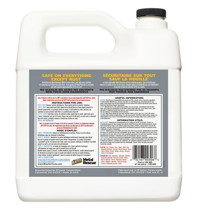 Metal Rescue Rust Remover Bath, 3.78-L | Canadian Tire