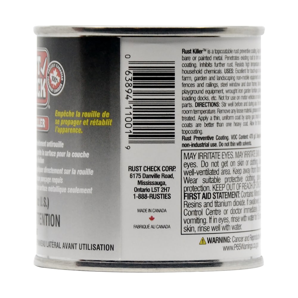 Décapant à rouille Rust Check Rust Killer, 236 ml | Canadian Tire