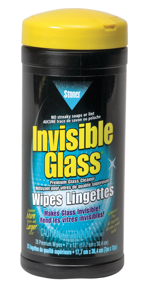 Stoner Invisible Glass Premium Car Glass Cleaner Wipes, 28-pk ...