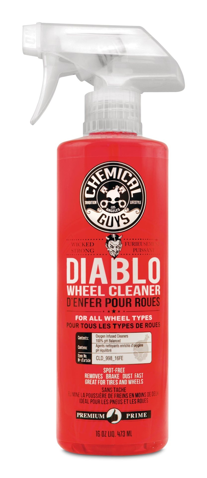 Chemical Guys Diablo Car Wheel/Rim & Tire Cleaner Spray, 473-mL ...