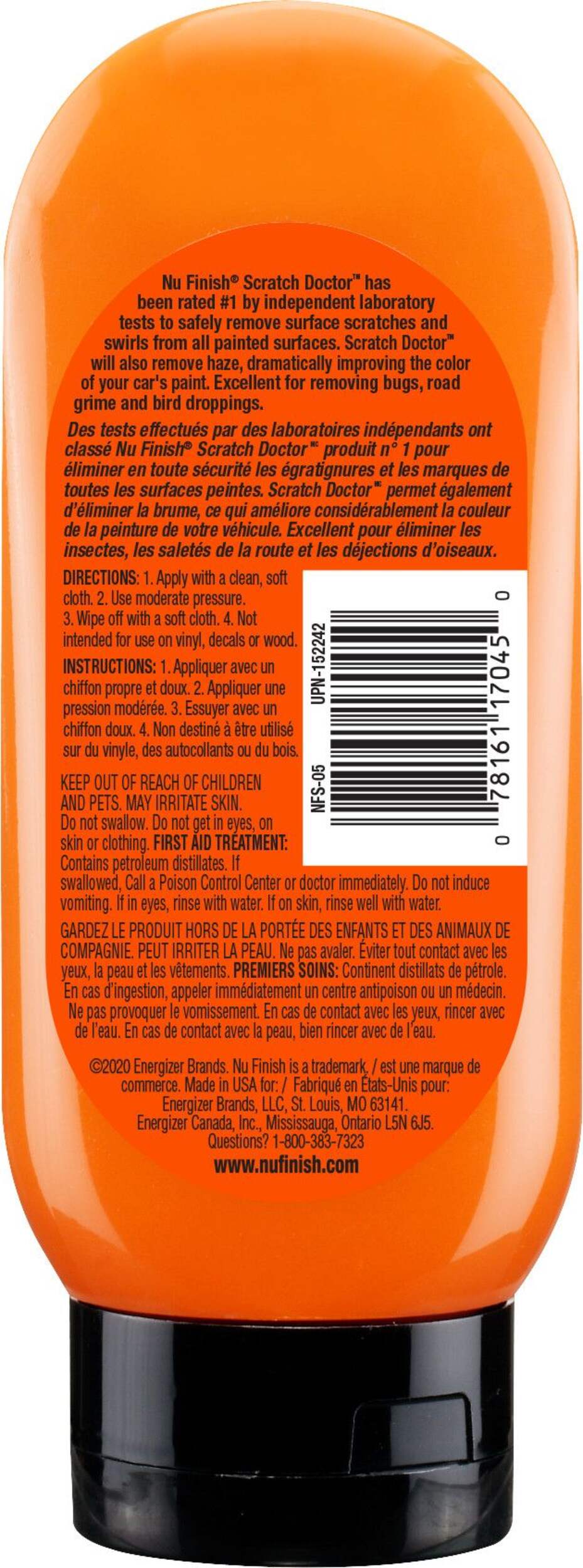 Nu Finish Scratch Doctor Car Scratch Remover, 192-mL | Canadian Tire