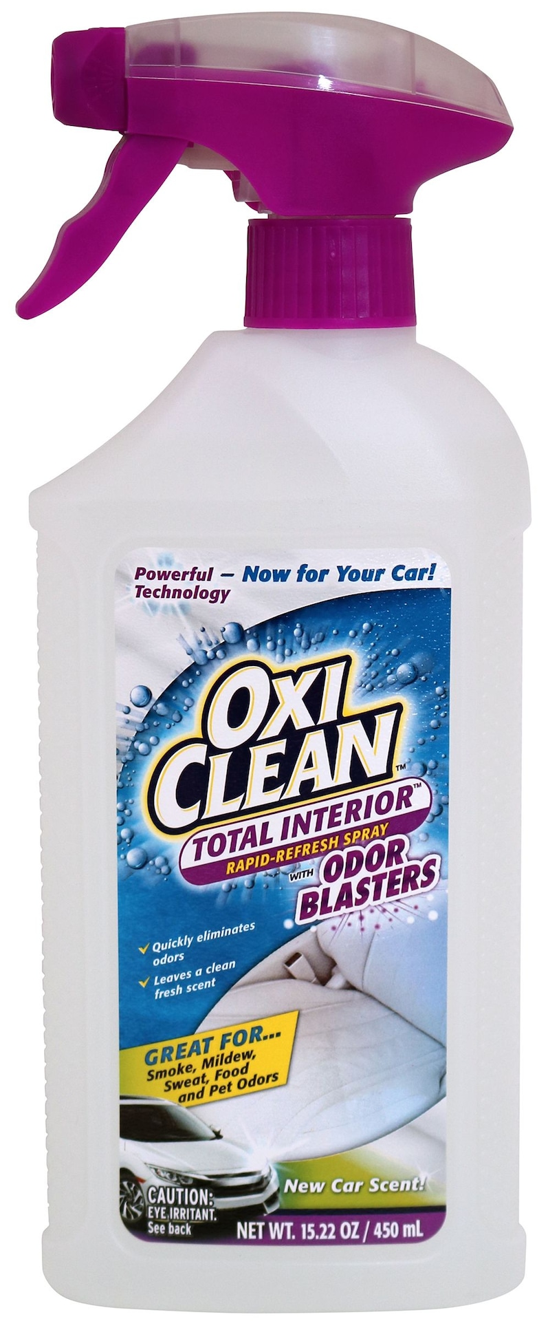 Oxi-Clean Total-Interior Rapid Refresh Spray with Odor Blaster, 450-mL ...