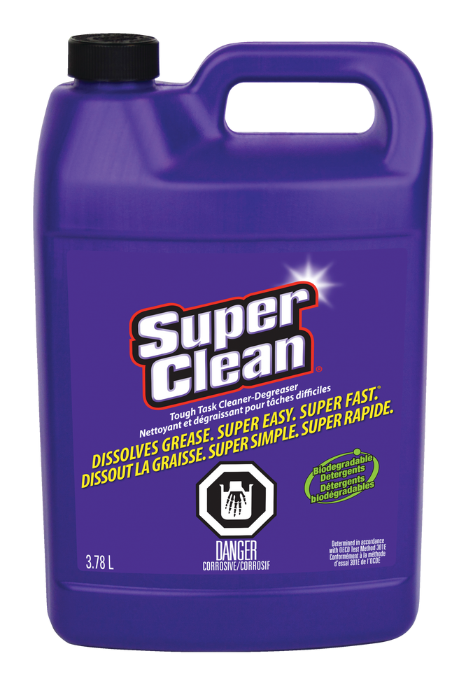 SuperClean Tough Task Car Cleaner and Degreaser Refill, 3.78L ...