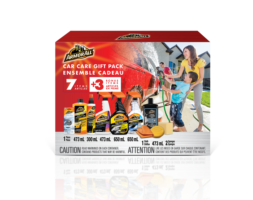 Armor All Car Care Gift Pack, includes Microfiber Towel and Tire Sponge ...