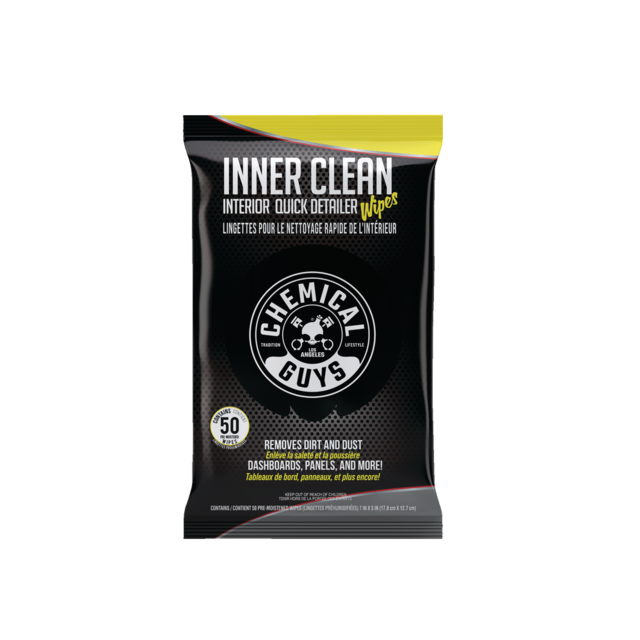 Chemical Guys InnerClean Interior Quick Detailer & Protectant Wipes ...