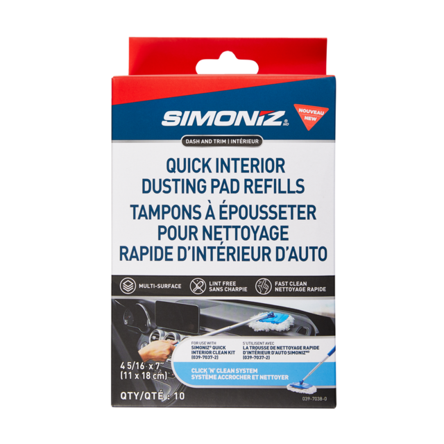 SIMONIZ Dash & Trim Duster Refill, Duster Pad, Duster Cleaning, Quick ...
