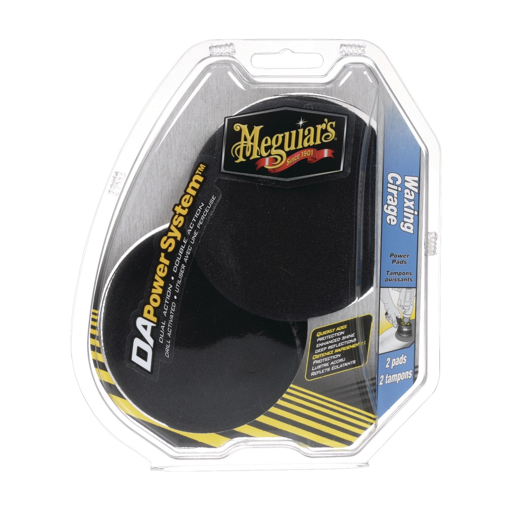 Meguiar’s DA Power Pads Waxing Power Pads, Black, 2-pk | Canadian Tire