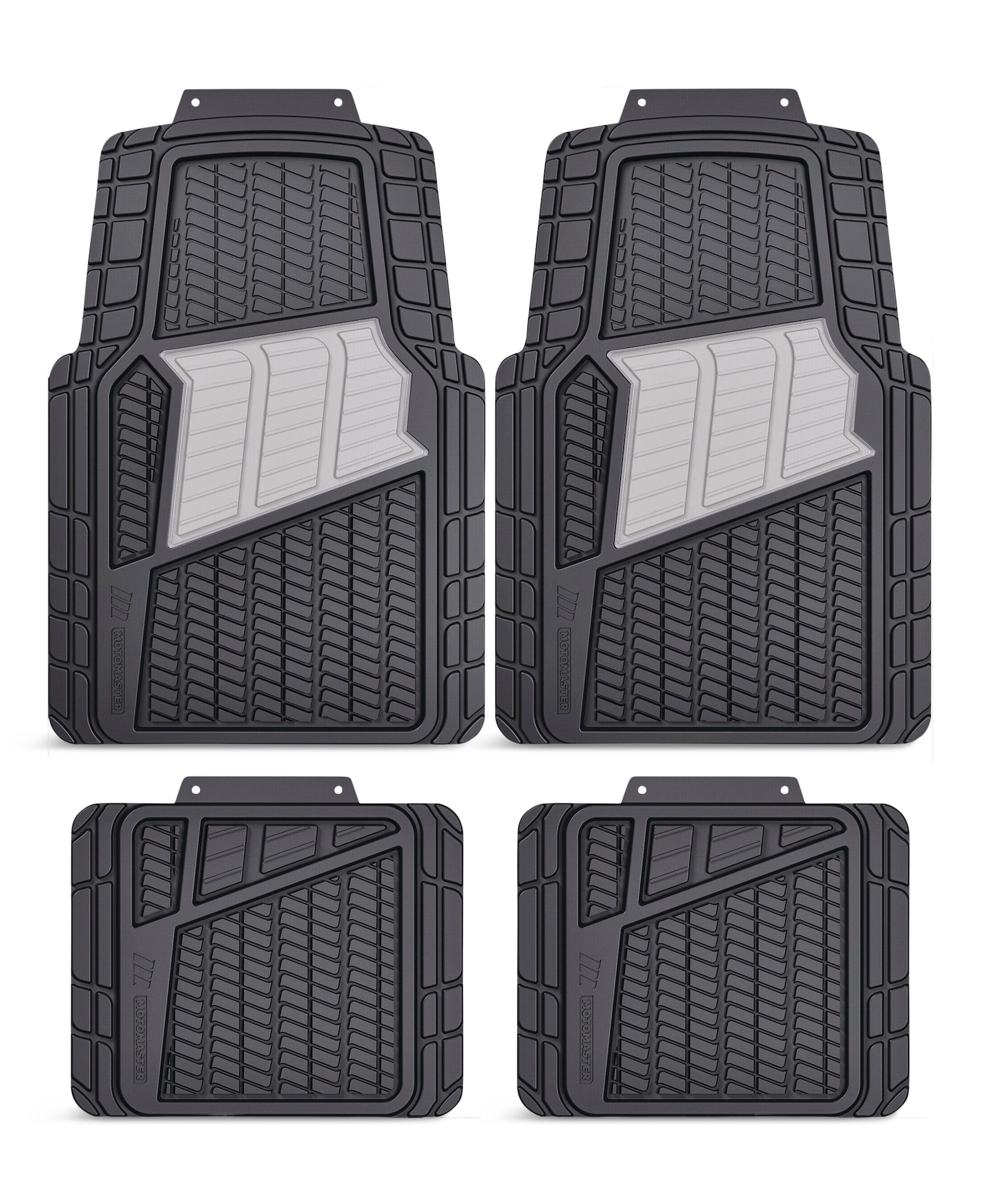 MotoMaster 2-Tone Car Floor Mats, 4-pk | Canadian Tire