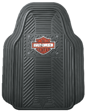 Harley-Davidson Floor Mat Set, Black, 2-pk | Canadian Tire