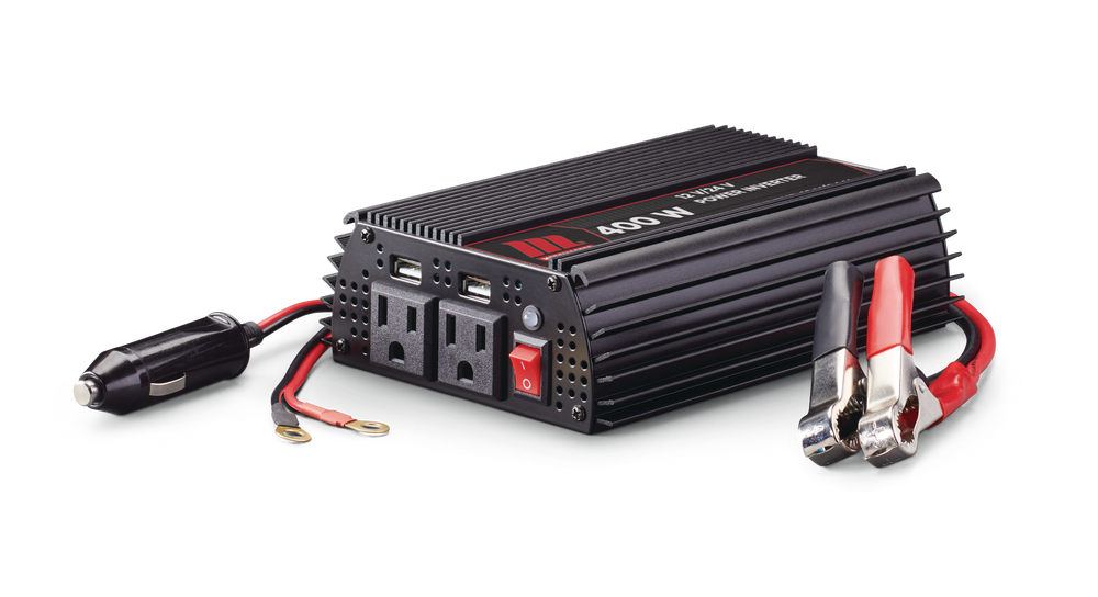 MotoMaster Eliminator 12V/24V 400W Power Inverter with USB Port, Power ...
