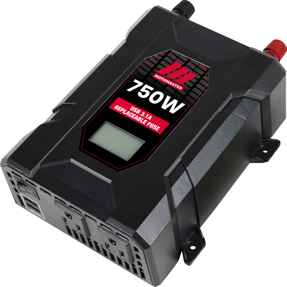 MotoMaster 750W Power Inverter with LCD Screen, Grey | Canadian Tire
