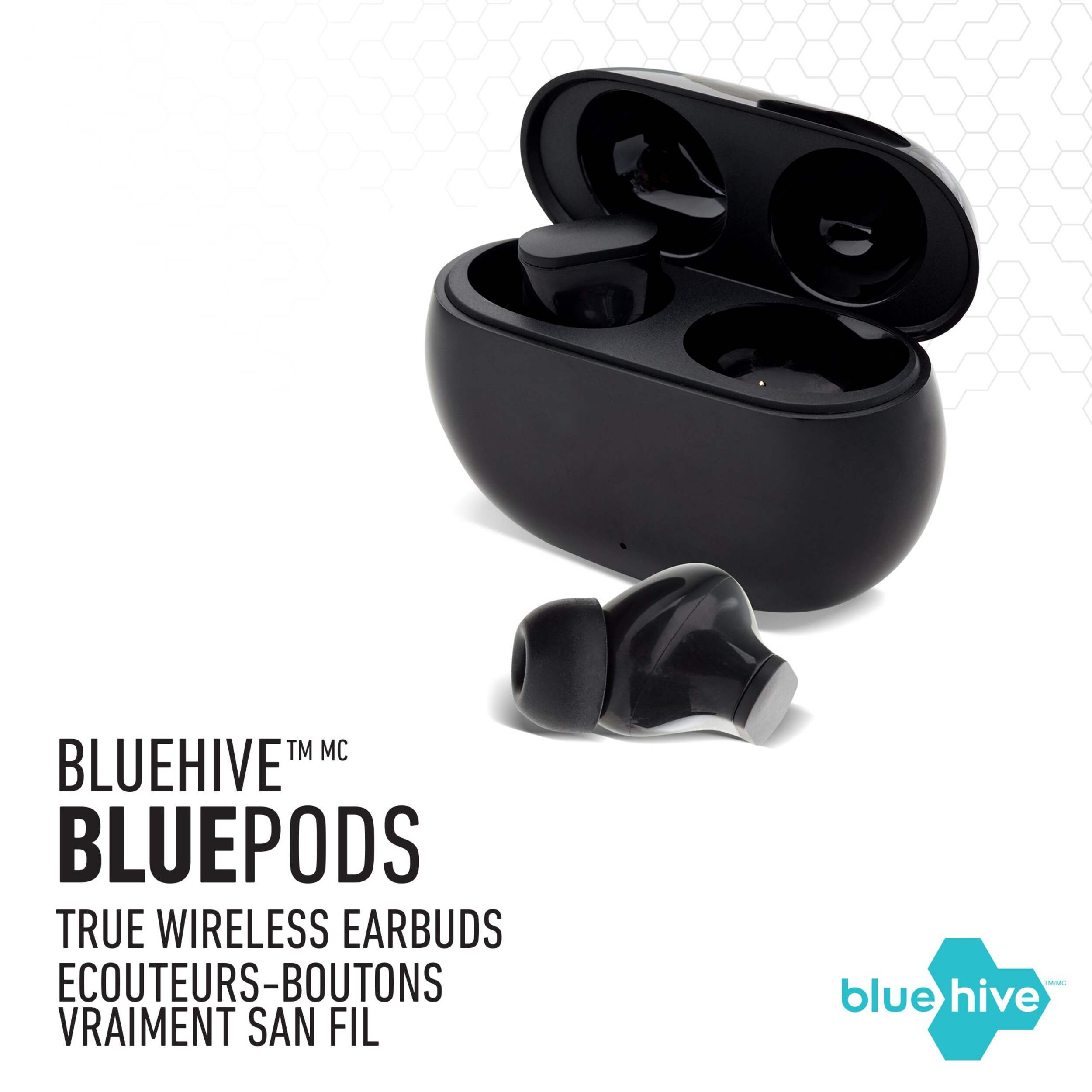 Bluehive - Ecouteurs boutons sans fil, 22h autonomie et charge rapide | Canadian Tire
