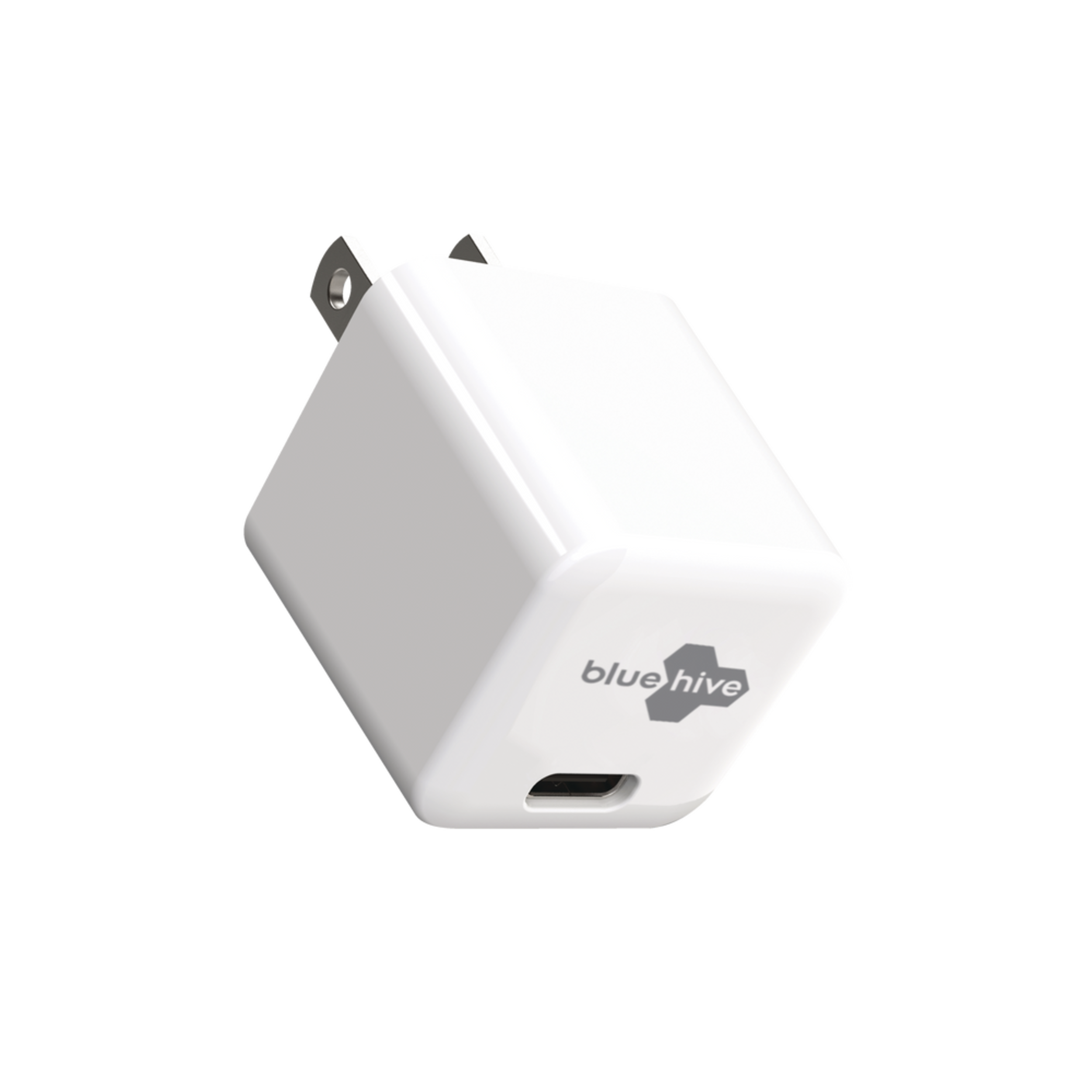 Bluehive 30 Watt USB-C Fast Charge PD Wall Charger for Smartphones & MacBook Air, White ...