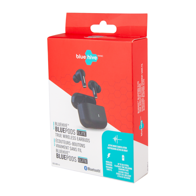 Bluehive Bluepods Elite Active Noise Cancelling Earbuds with Hands-Free ...