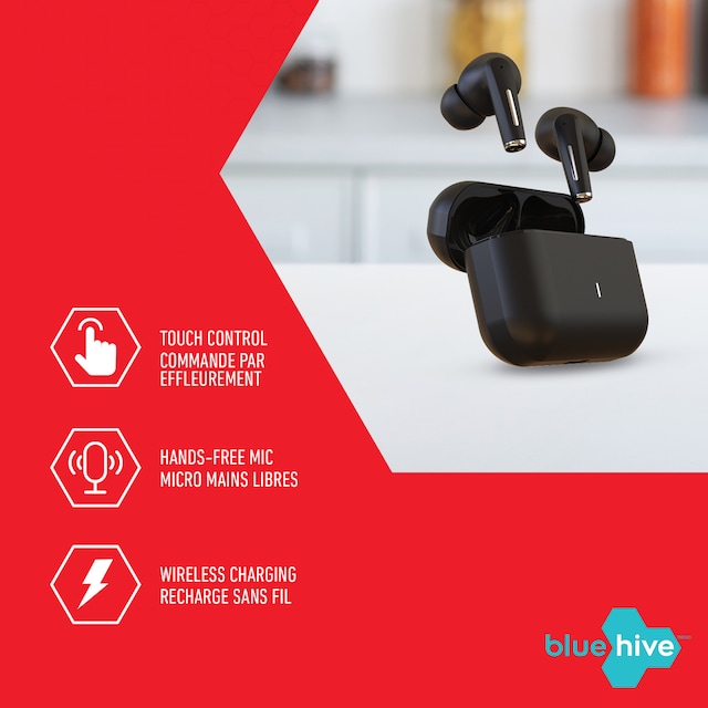 Bluehive Bluepods Elite Active Noise Cancelling Earbuds with Hands-Free ...