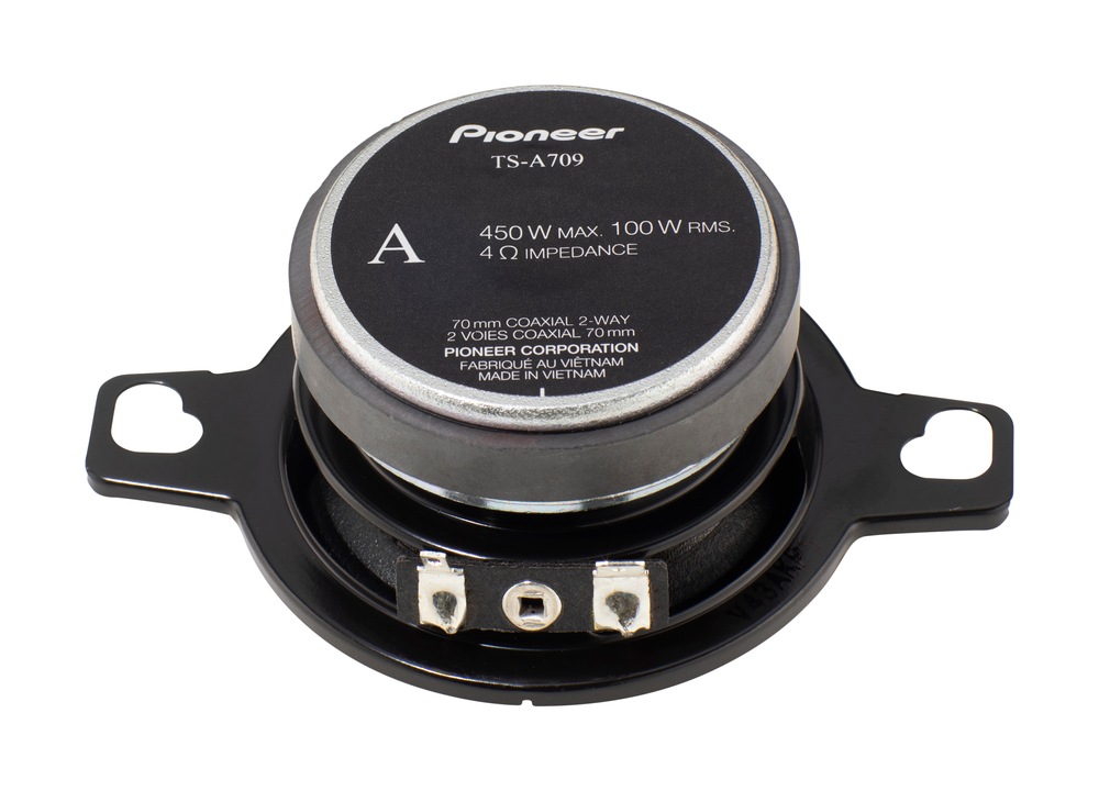 Pioneer TS-A709 450W Max Custom Fit 2-Way Coaxial Car Speaker, 2.75-in, Pair | Canadian Tire