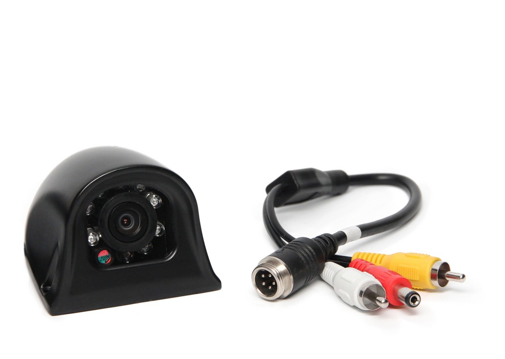 RVS Left Side Rear View Camera with RCA Connections, 120° View ...