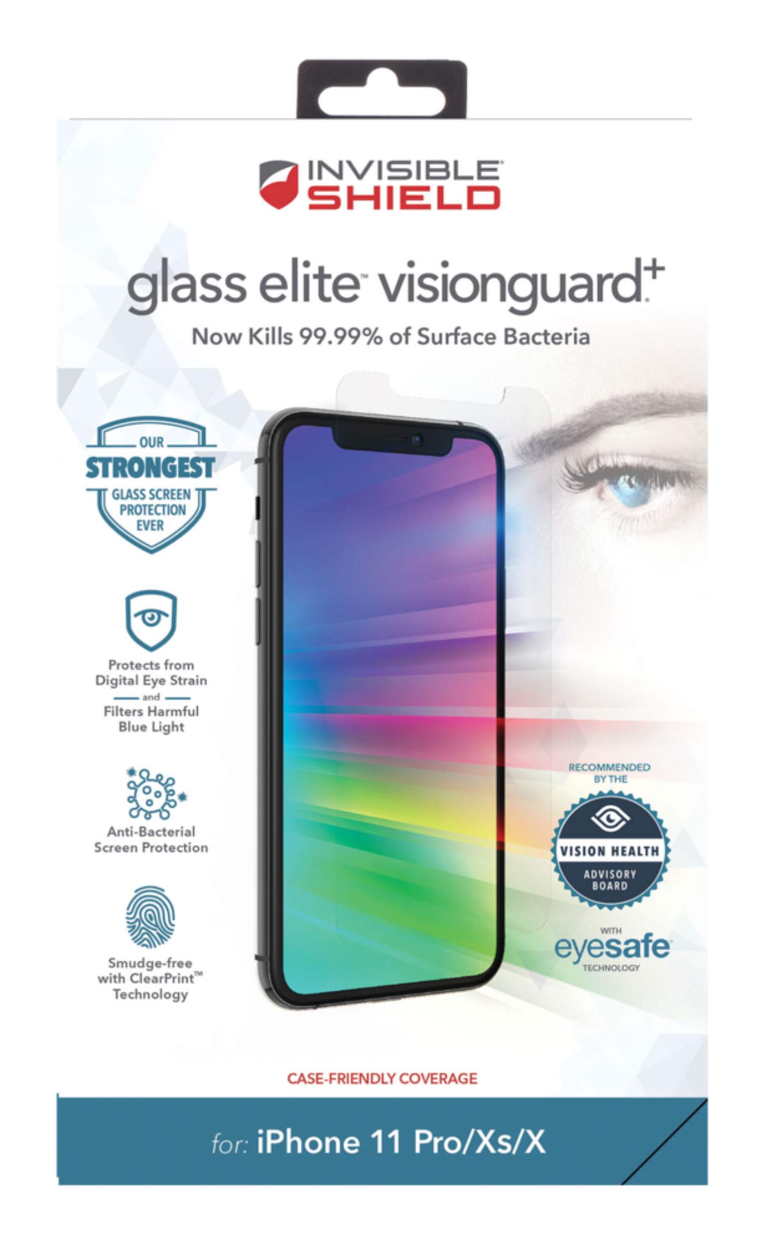 Glass InvisibleShield +Vision Guard Screen Protector for iPhone 11 Pro ...