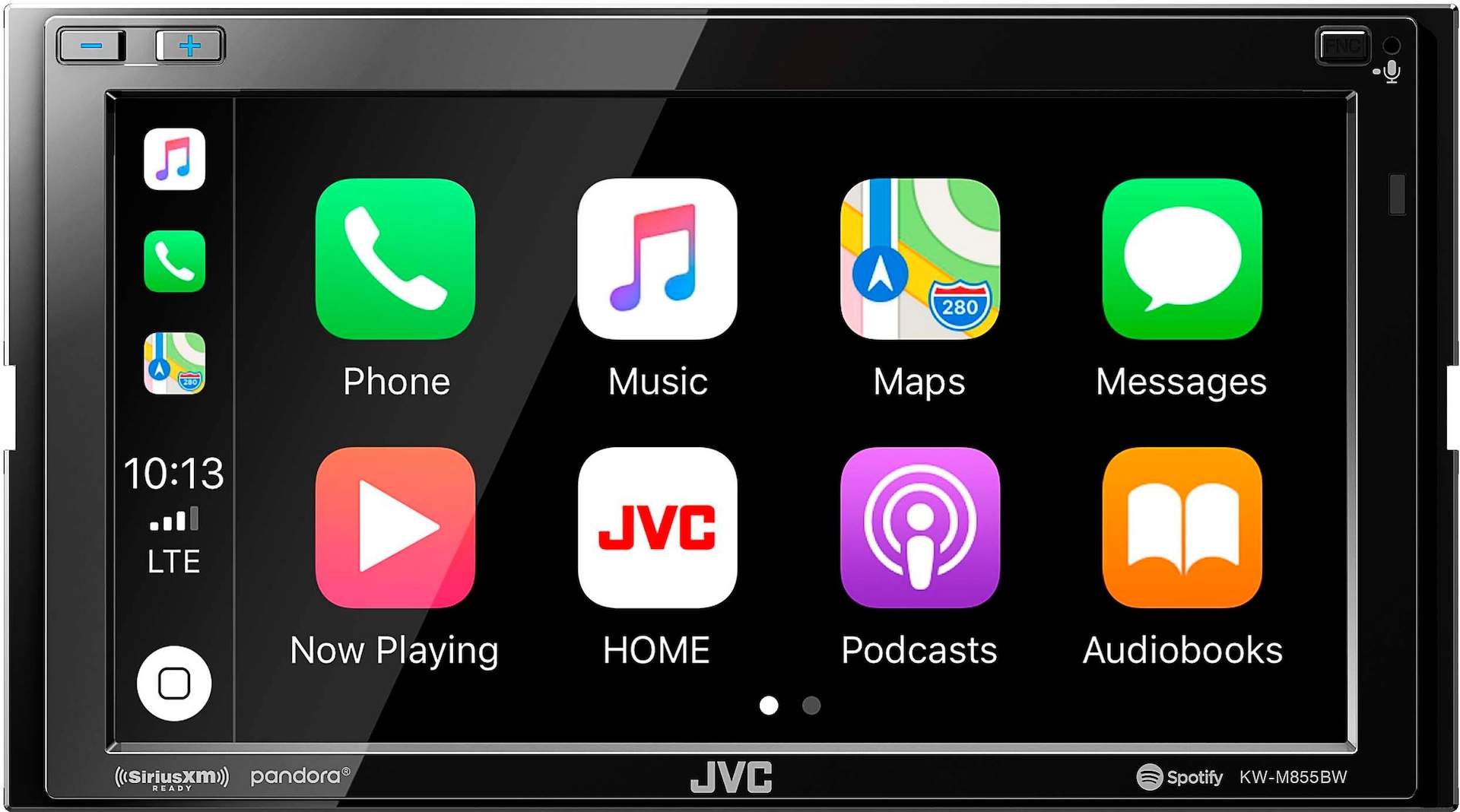 JVC KW-M855BW 2-DIN Digital Media Receiver, 6.8-in | Canadian Tire