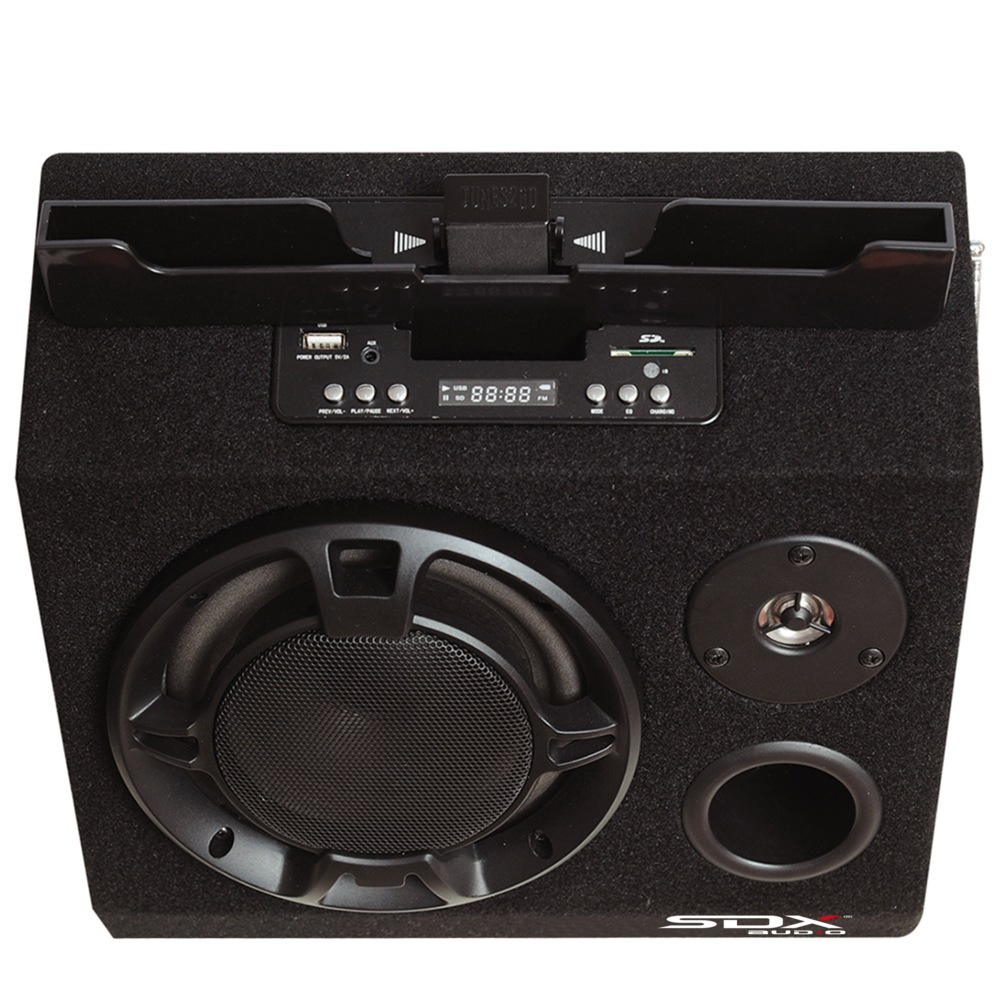 Sondpex Portable Bluetooth Docking Speaker System & Music Player, Black ...