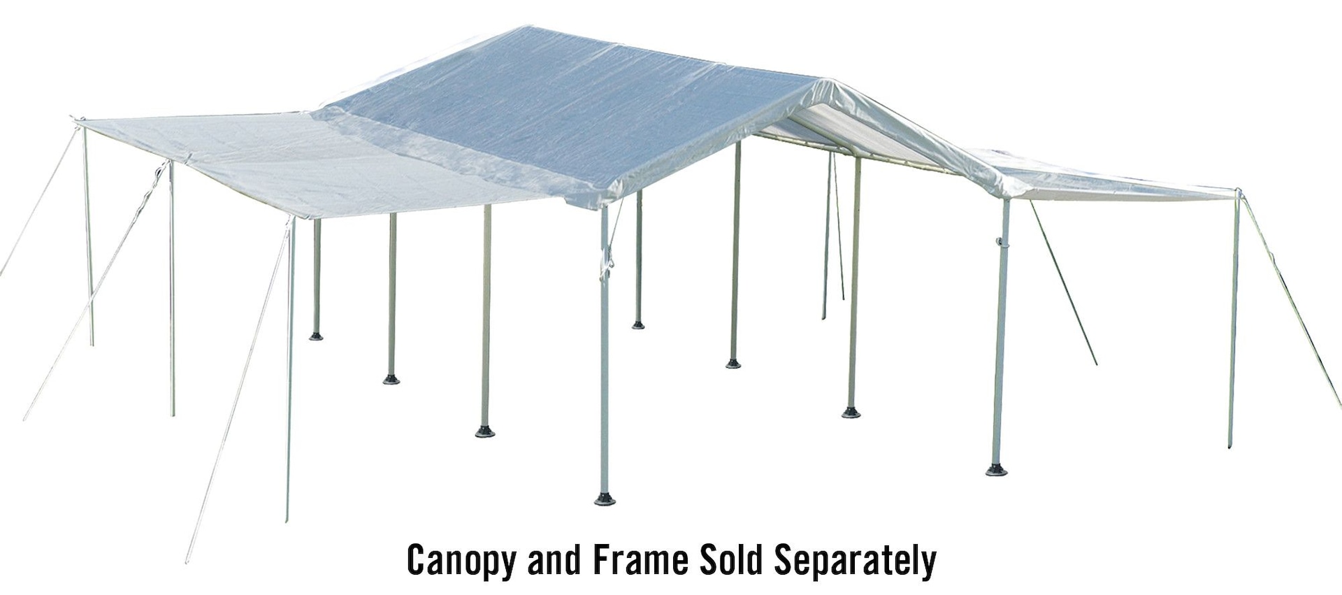 ShelterLogic Max AP™ Super Max Canopy Extension-Sidewall Kit, 10 x 20 ...